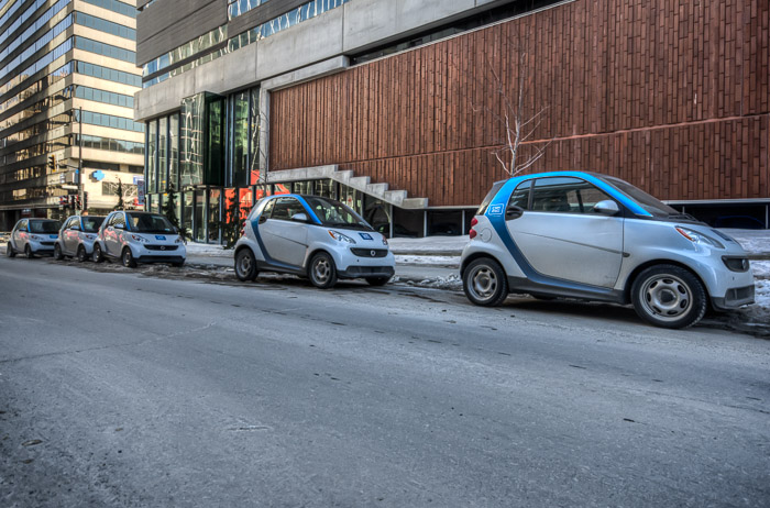 Photo du jour: Fleet of community Car2Go's - Spacing Montreal | Spacing ...