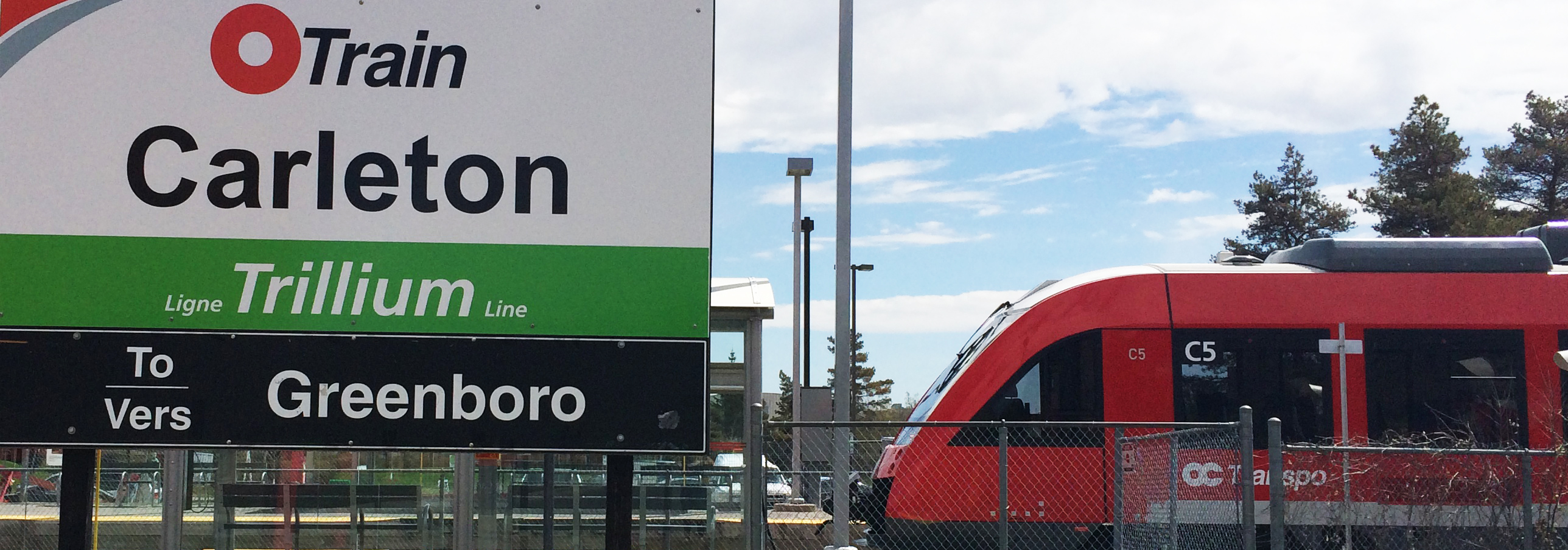 Image of the Moment: Trillium line signage goes up - Spacing Ottawa ...