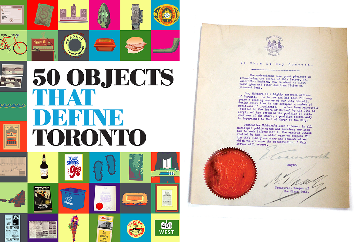 50 Objects That Define Toronto: Letter Vouching for William Peyton ...