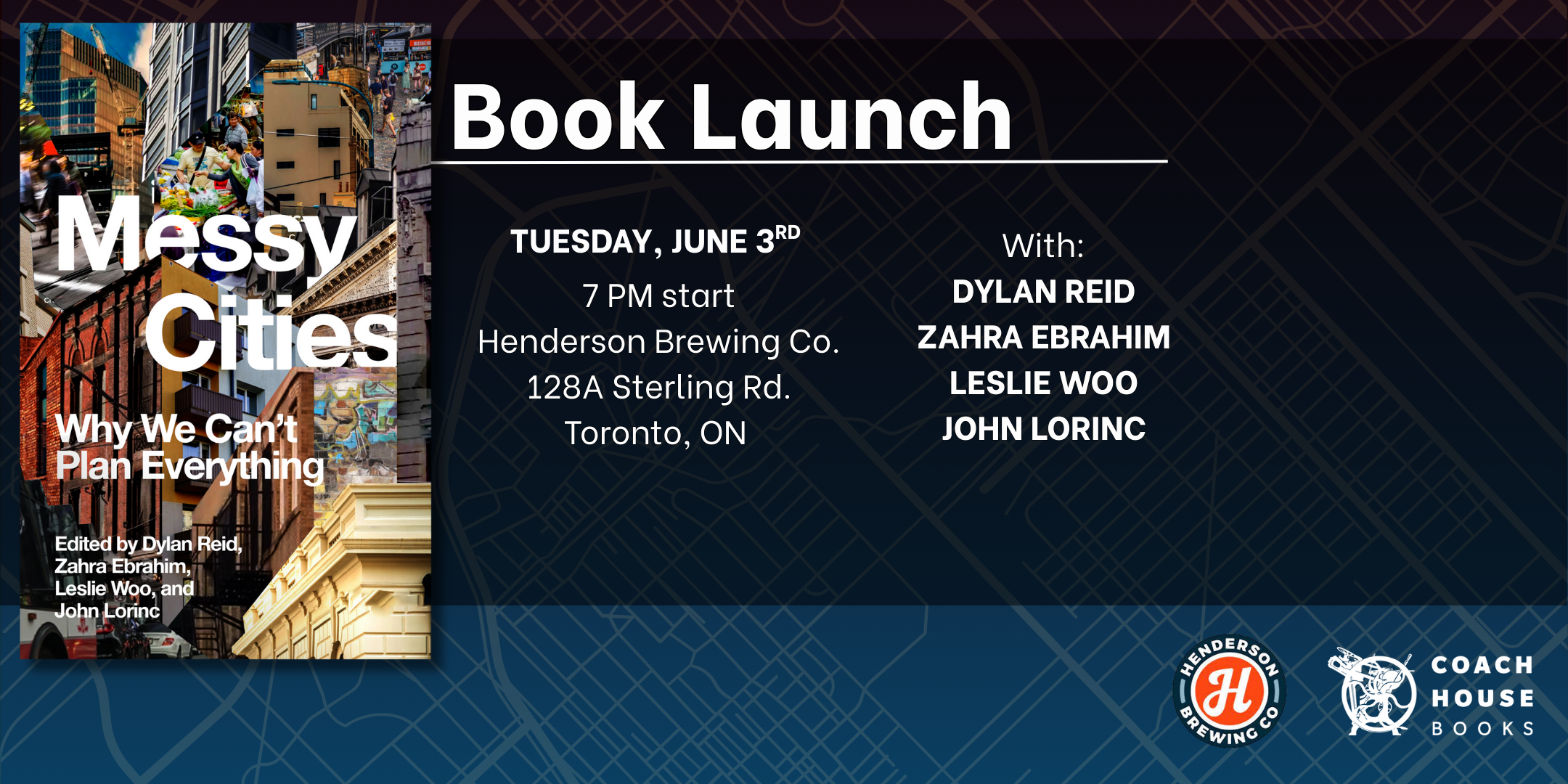 Come to the launch of "Messy Cities" - Spacing Toronto | Spacing Toronto